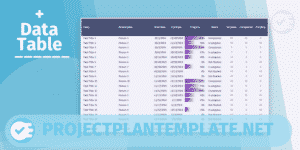 Excel Project Plan Template - Project Plan Template
